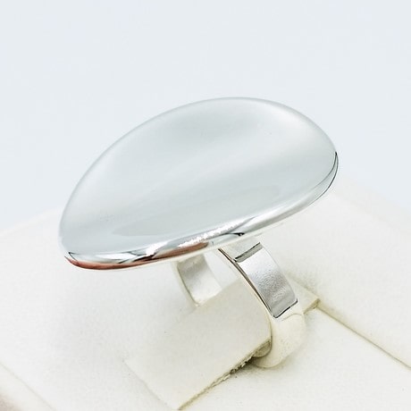 Grosse bague pour femme en argent massif